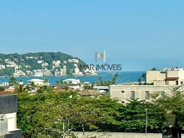 Apartamento com lazer e vista mar á venda na Praia da Enseada/Mar imóveis Prime