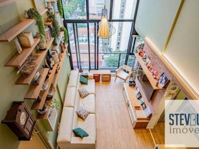 Apartamento com mezanino totalmente reformado na Vila Olímpia para venda