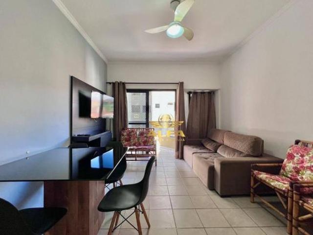 Apartamento com sacada na Praia da Enseada – Alfa Imóveis Guarujá