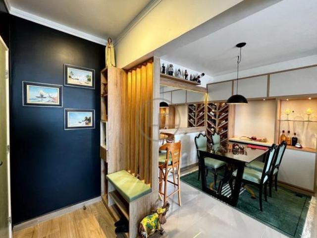 Apartamento com Sacada Gourmet com Vista Mar e Lazer Completo