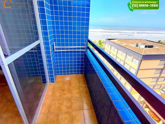 Apartamento com sacada vista mar 3 Dormitórios Prédio com elevador