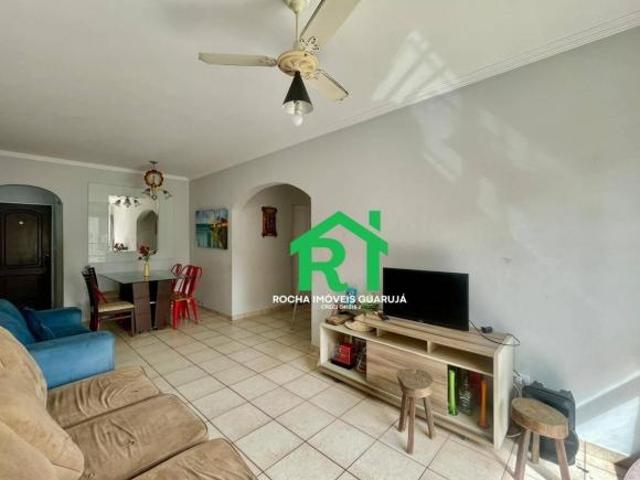 Apartamento com sacada, 2 quartos 1 suíte e 1 vaga à venda em Enseada, Guarujá