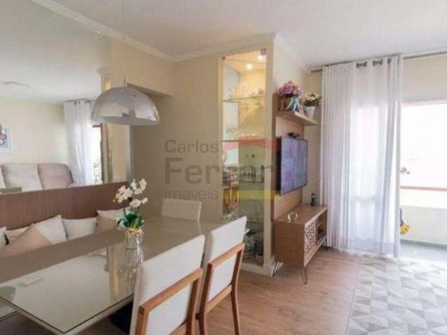 APARTAMENTO COM SACADA 3 DORMITÓRIOS, 01 SUÍTE, 01 VAGA