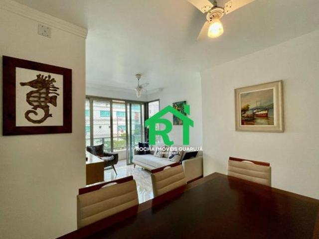 Apartamento com sacada, 3 quartos 1 suíte e 1 vaga à venda em Enseada, Guarujá
