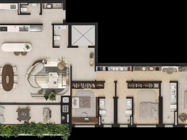 Apartamento com Sacada, 3 quartos, 2 vagas à venda, 126,50 m² Bigorrilho Curitiba/PR
