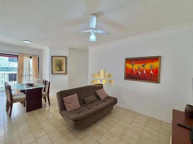 Apartamento com sacadas e suíte na Praia do Tombo – Alfa Imóveis Guarujá