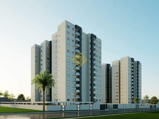 Apartamento com suíte + 2 quartos | Sacada com churrasqueira a 450 m da FAG