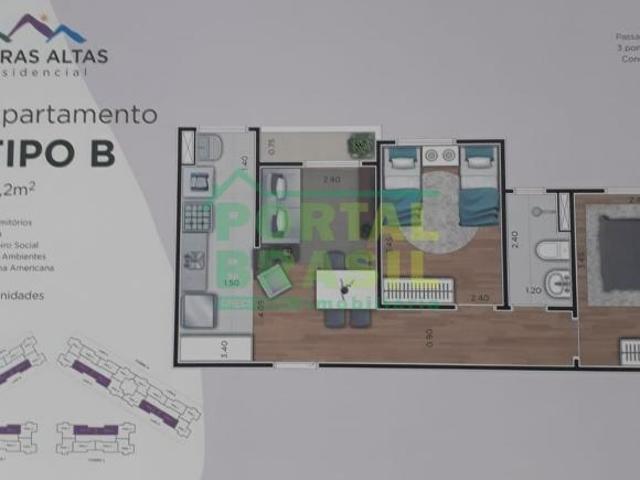 Apartamento com Planejados e Automatizado com Vista Deslumbrante para a Área.