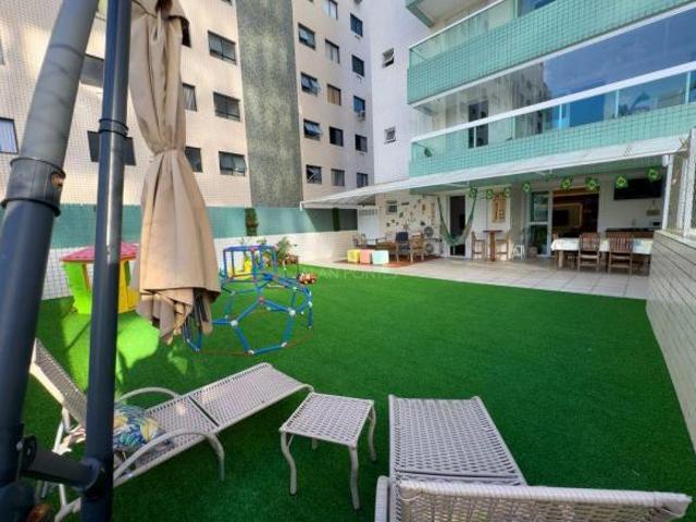 Apartamento com quintal em Praia Grande, Garden imóveis