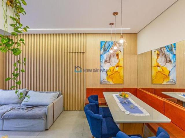 Apartamento com quintal, localização, 8 min. a pé do metro Tamanduateí, prox. Ho