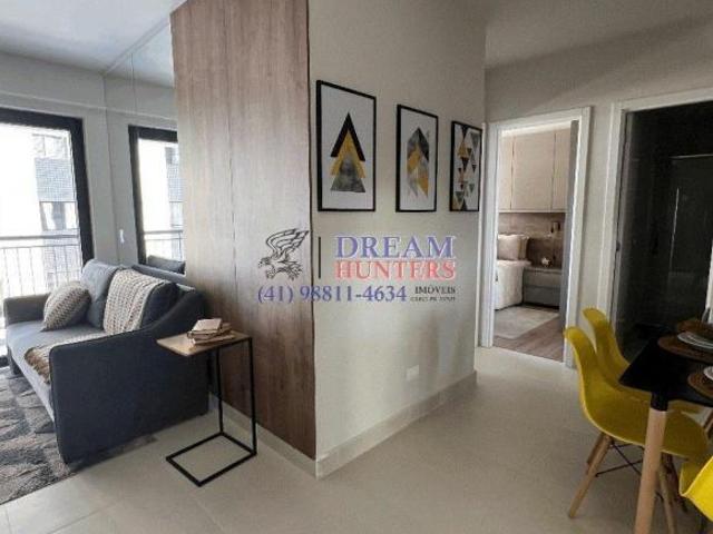 Apartamento com terraço, 63m² no bairro Portão, com 1 quarto, 1 vaga