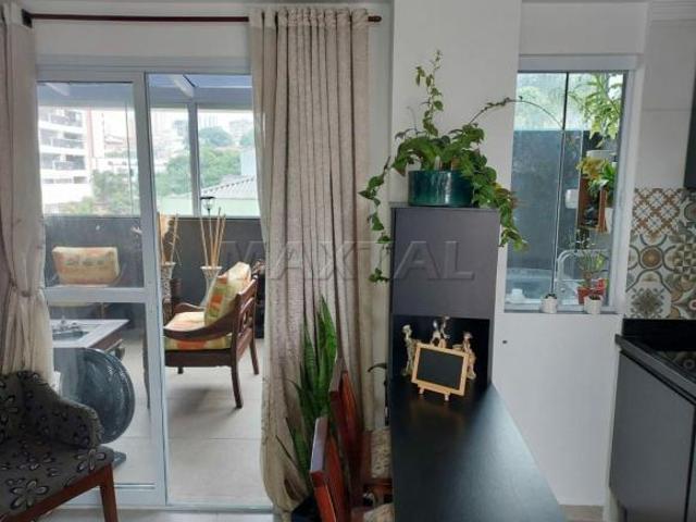 Apartamento com varanda, 46m², 1 dormitório, sala, cozinha, banheiro, em Santana