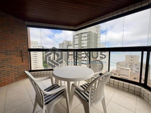 Apartamento com varanda vista mar e lazer na Praia das Asturias, Guaruja