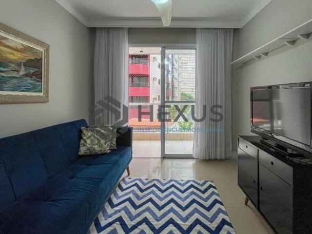 Apartamento com varanda e lazer na Praia das Asturias, Guaruja