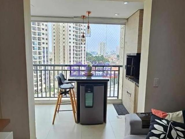 Apartamento com VARANDA GOURMET e MOBILIADO a venda, Vila Regente Feijó, São Paulo, SP