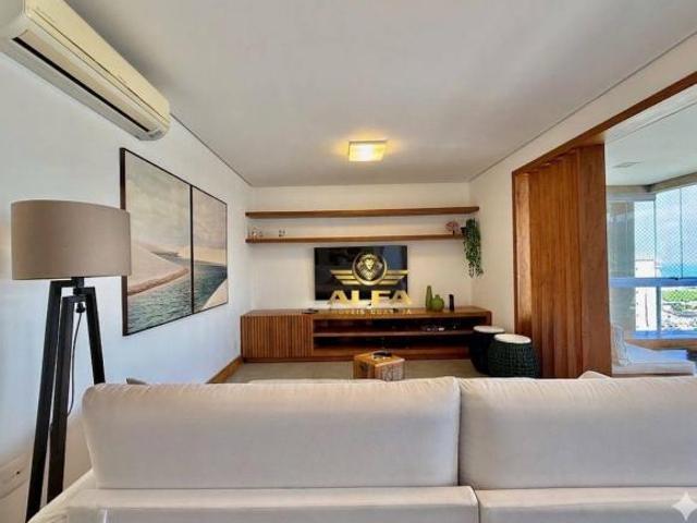 Apartamento com varanda gourmet e vista mar com 3 suítes na Praia da Enseada – Alfa Imóveis Guarujá