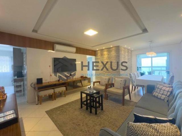 Apartamento com varanda gourmet, vista mar e lazer na Praia das Asturias, Guaruj
