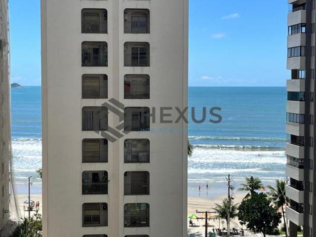 Apartamento com varanda gourmet vista mar e lazer nas Pitangueiras, Guarujá