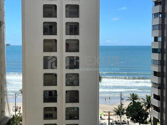 Apartamento com varanda gourmet vista mar e lazer nas Pitangueiras, Guarujá