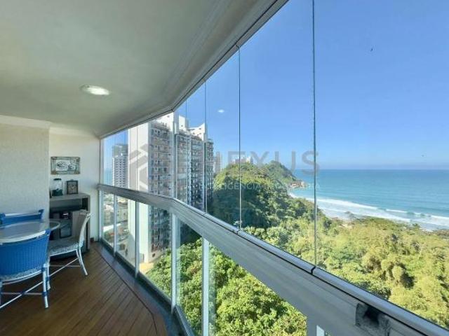 Apartamento com varanda gourmet, vista mar, lazer a uma quadra da Praia do Tombo 3 Quartos 1 Suít