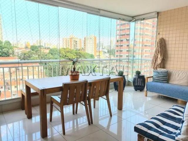 Apartamento com Varanda Gourmet, 118 m com 3 dormitórios, 1 suite, e 2 vagas Lauzane Paulista