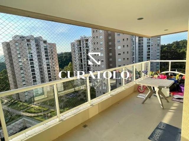 Apartamento com varanga gourmet, 3 suítes, 3 vagas e lazer completo Condomínio Boulevard Tamboré