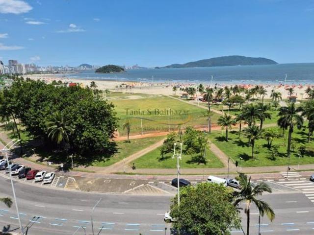 Apartamento com Vista Frontal praia Mar Bairro Itararé São Vicente
