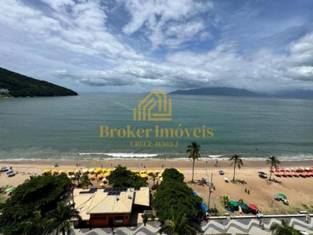 Apartamento com vista infinita para o mar da praia Martim de Sá Edifício San Diego, com 2 suítes e