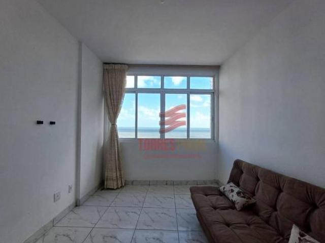 Apartamento com Vista Mar maravilhosa com 1 dormitório à venda, 36 m² por R$ 280.000 José Menino