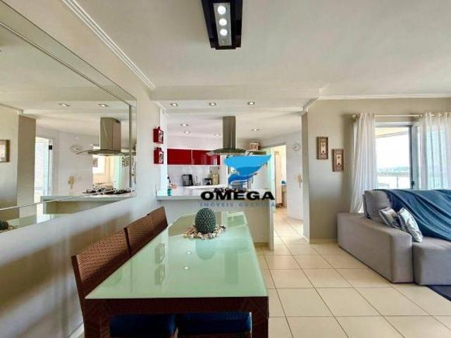 Apartamento com vista mar à venda na praia da Enseada no Guarujá I Omega Imoveis