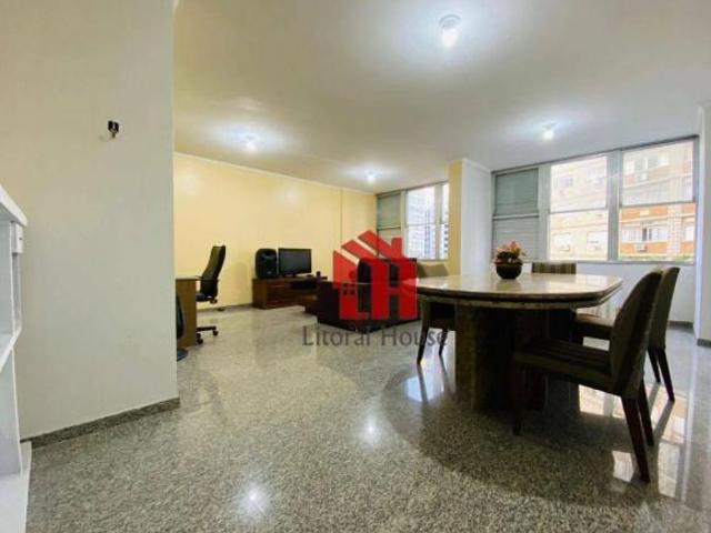 Apartamento com vista mar lateral com 2 dormitórios à venda, 110 m² por R$ 585.000 José Menino S