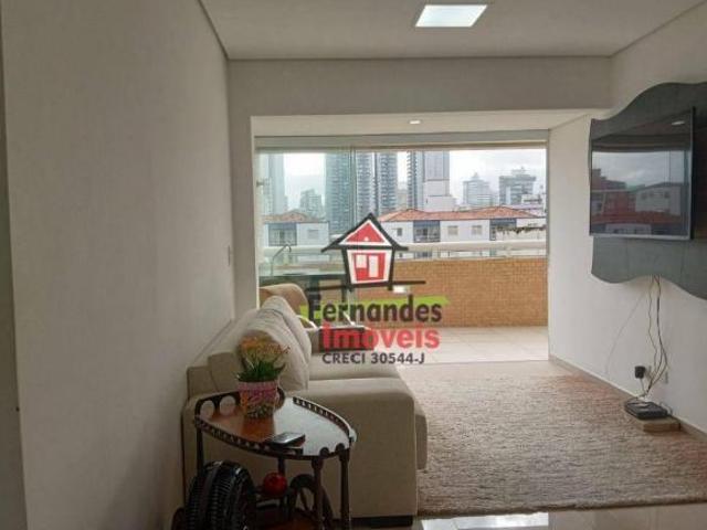 Apartamento com vista mar 2 suítes à venda, 165 m² por R$ 950.000 Canto do Forte Praia Grande