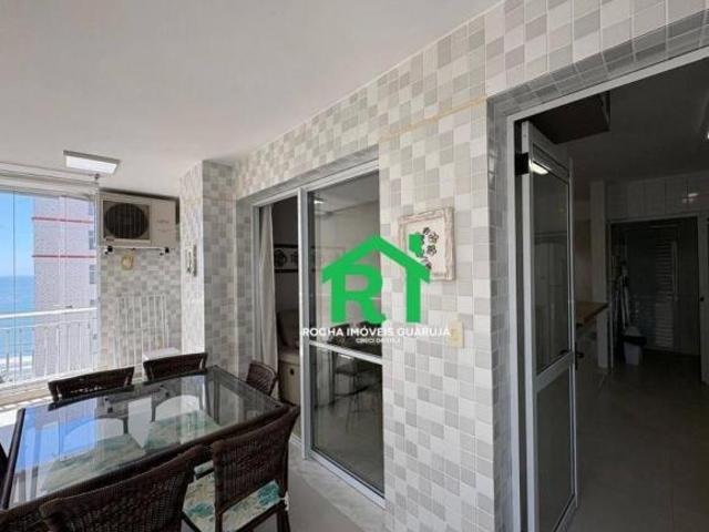 Apartamento com vista mar, 2 quartos 1 suíte, 2 vagas e lazer, à venda em Jardim Astúrias, Guarujá