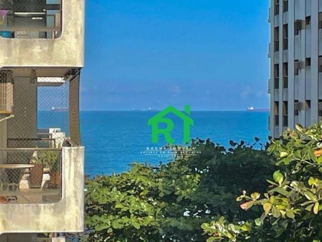 Apartamento com vista mar, 2 quartos e 1 vaga, à venda em Pitangueiras, Guarujá