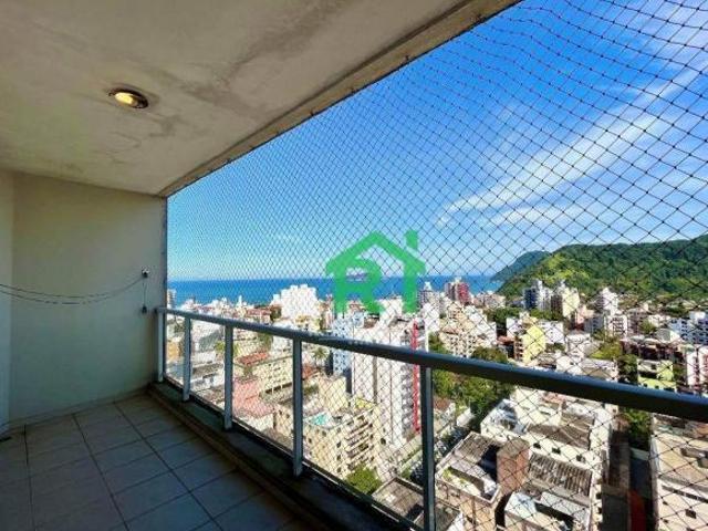 Apartamento com Vista Mar, 3 Dormitórios 1 Suíte, 2 Vagas, Lazer, Jardim Astúrias, Guarujá/SP