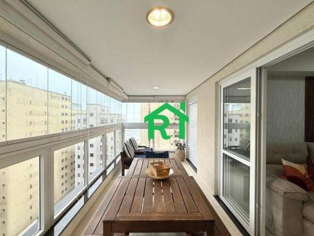 Apartamento com vista mar, 3 dormitórios 1 suíte, 2 vagas, lazer, Pitangueiras, Guarujá/SP