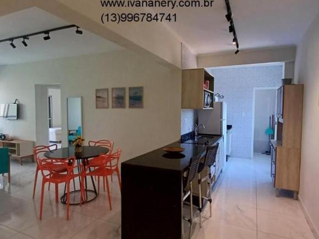 Apartamento com vista para o mar, 2 quartos, reformado, mobiliado Jd. Praia Grande Mongaguá