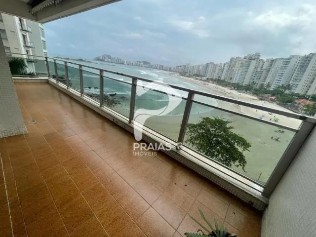 Apartamento com vista para o mar, 3 dormitórios, Pitangueiras, Guarujá
