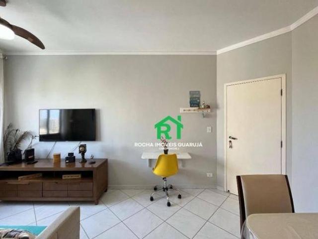 Apartamento com Vista para o Mar, 3 dormitórios, 1 vaga, lazer, Enseada, Guarujá/SP