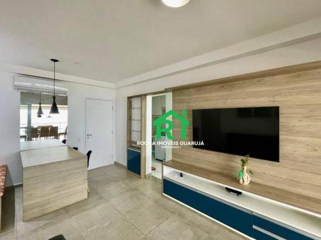 Apartamento com vista para o mar, 3 quartos 1 suíte, 2 vagas e lazer á venda em Enseada, Guarujá