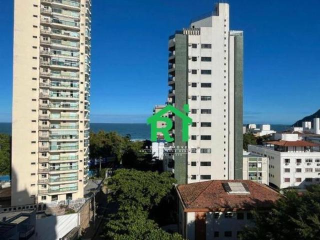 Apartamento com vista para o mar com 2 quartos 1 suíte, 1 vaga à venda no Tombo, Guarujá