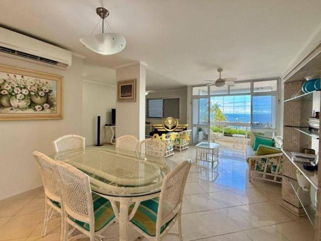 Apartamento com vista para o mar e lazer completo na Praia da Enseada – Alfa Imóveis Guarujá