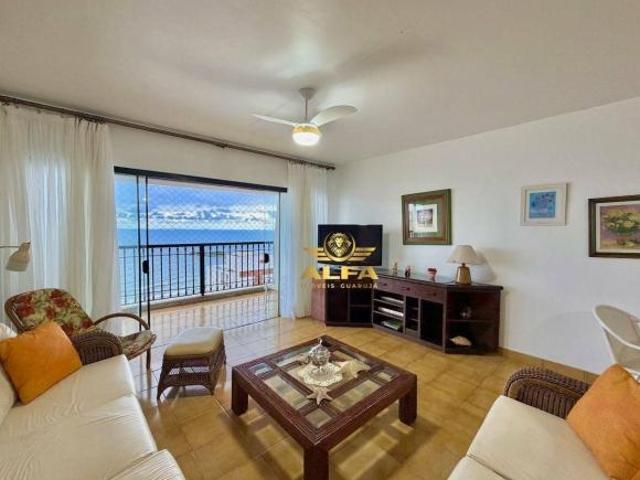 Apartamento com vista para o mar e lazer completo a 1 quadra da Praia das Pitangueiras – Alfa Imóvei