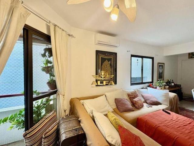 Apartamento com vista para o mar e 3 dormitórios na Praia das Pitangueiras – Alfa Imóveis Guarujá