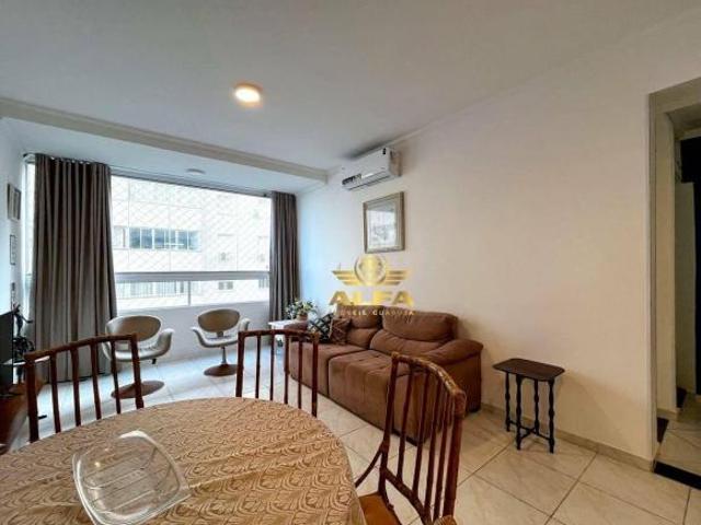 Apartamento com vista para o mar na quadra da Praia das Pitangueiras – Alfa Imóveis Guarujá