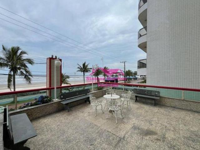 APARTAMENTO COM VISTA PARA O MAR NO CENTRO DA CIDADE DE MONGAGUÁ COM 03 DORMITORIOS
