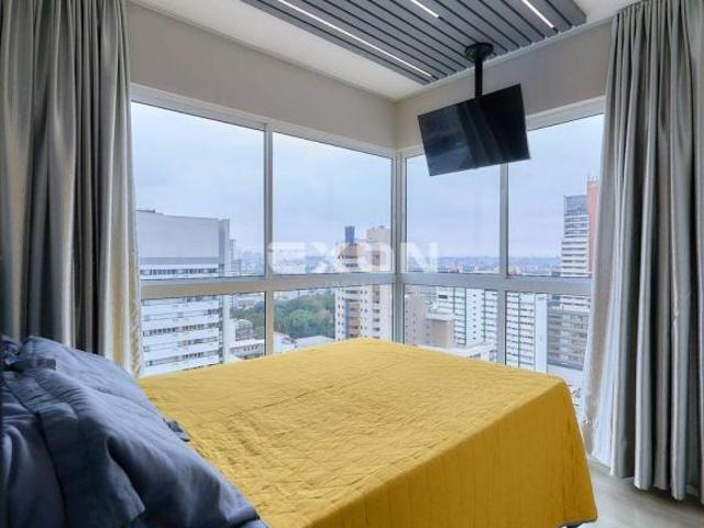 Apartamento Compacto 37,10 m² com vaga + andar alto no Centro | Próximo à UTFPR