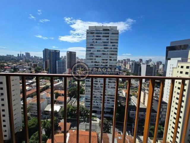 Apartamento compacto e funcional com 1 dormitório 27 m² Pinheiros