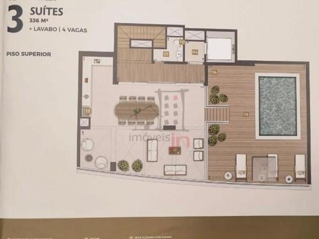 Apartamento cobertura 3 suítes 340 m² 4 vagas Venda por R$ 5.380.000 Flamboyant Jardim d