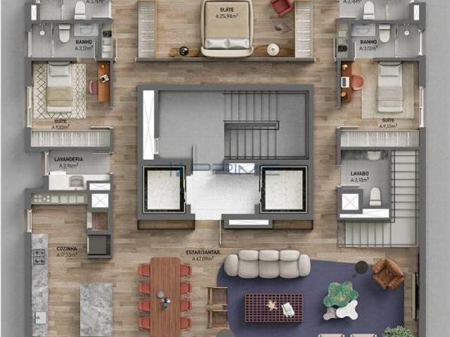 Apartamento cobertura 3 suítes no bairro Moinhos de Vento Porto Alegre/RS, Zona Norte